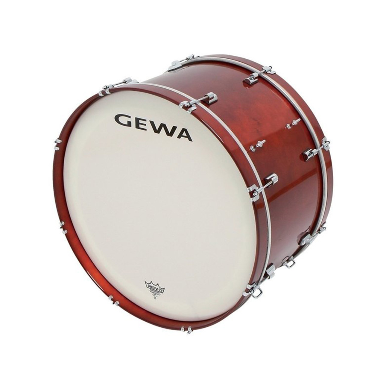 Gewa Marching Bassdrum 26" x 14" Walnut Tree Red Lacquer | drumladen ...